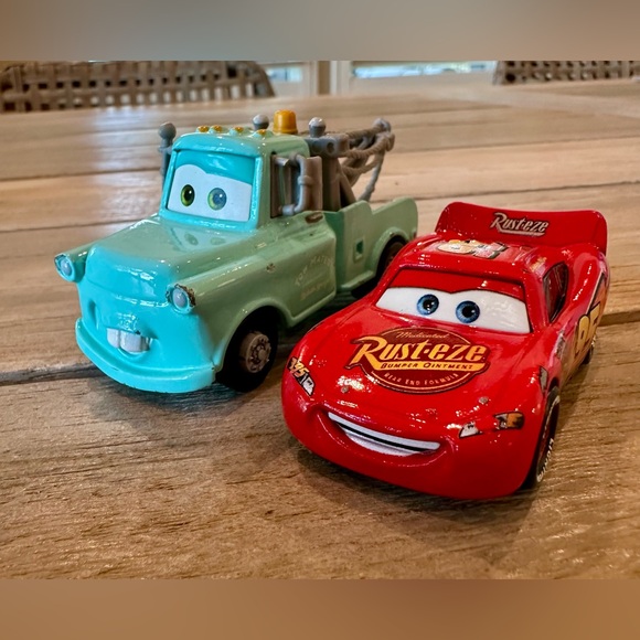 Disney | Toys | Disney Pixar Cars Lightning Mcqueen And Brand New Mayer ...